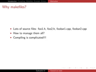 makefiles tutorial | PDF