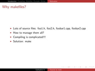 makefiles tutorial | PDF