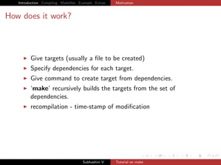 makefiles tutorial | PDF