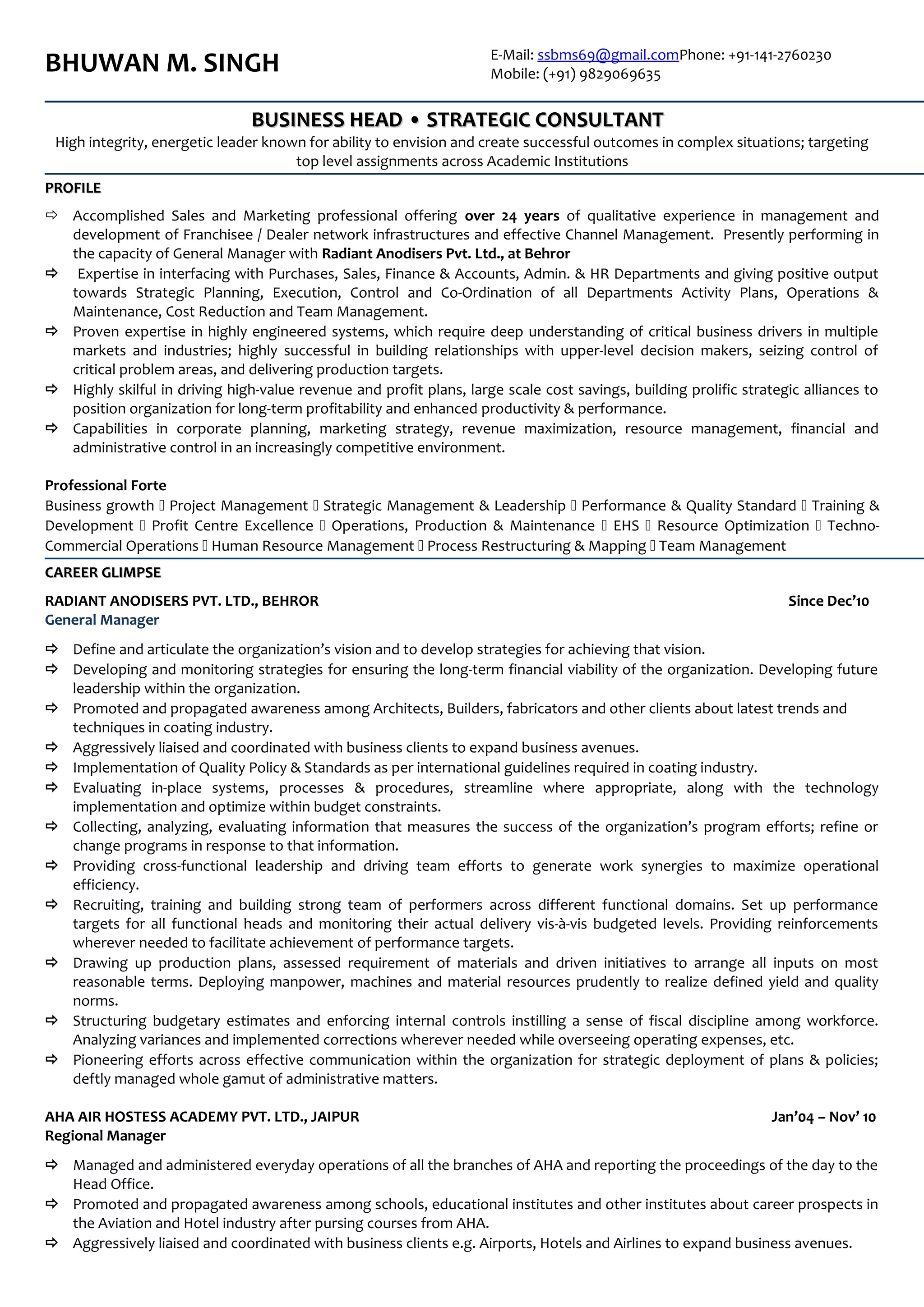 Resume BMS | DOC
