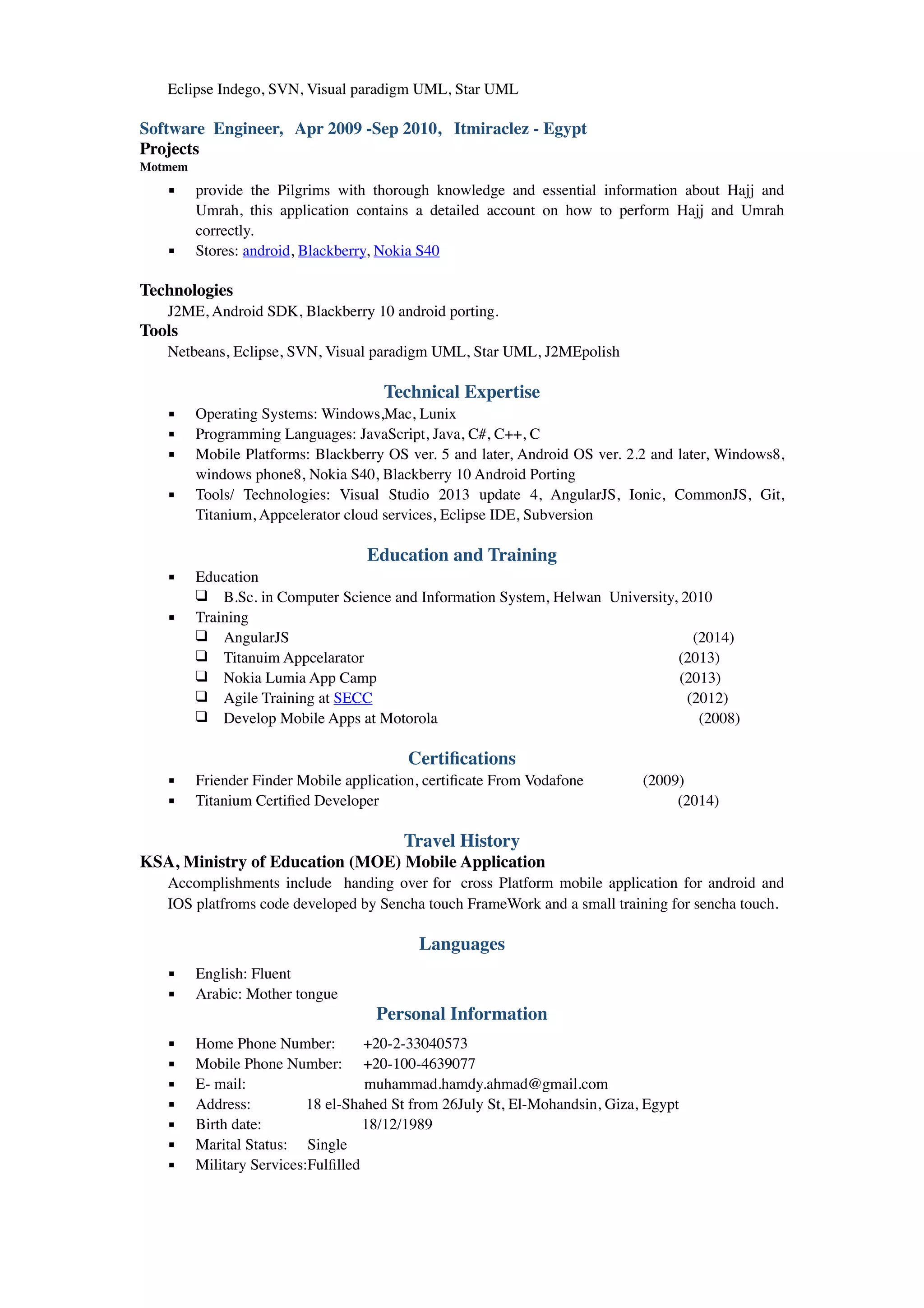 Muhammad Hamdy_MSSWE | PDF