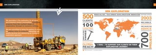 SRK Exploration Services Ltd Service Brochure | PDF