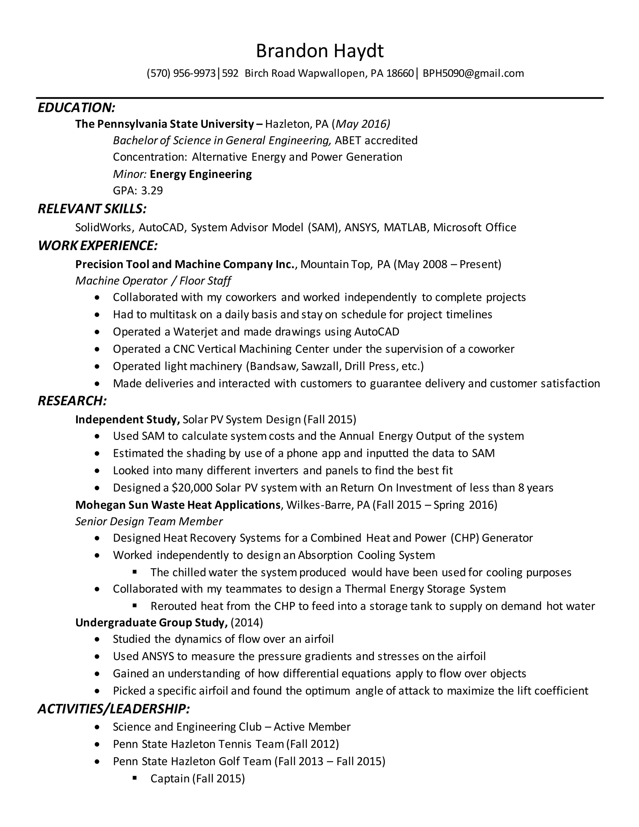 Resume (New) | DOCX