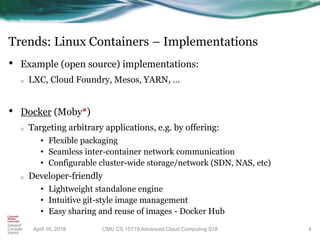 Container-Based Platforms and Kubernetes | PPT