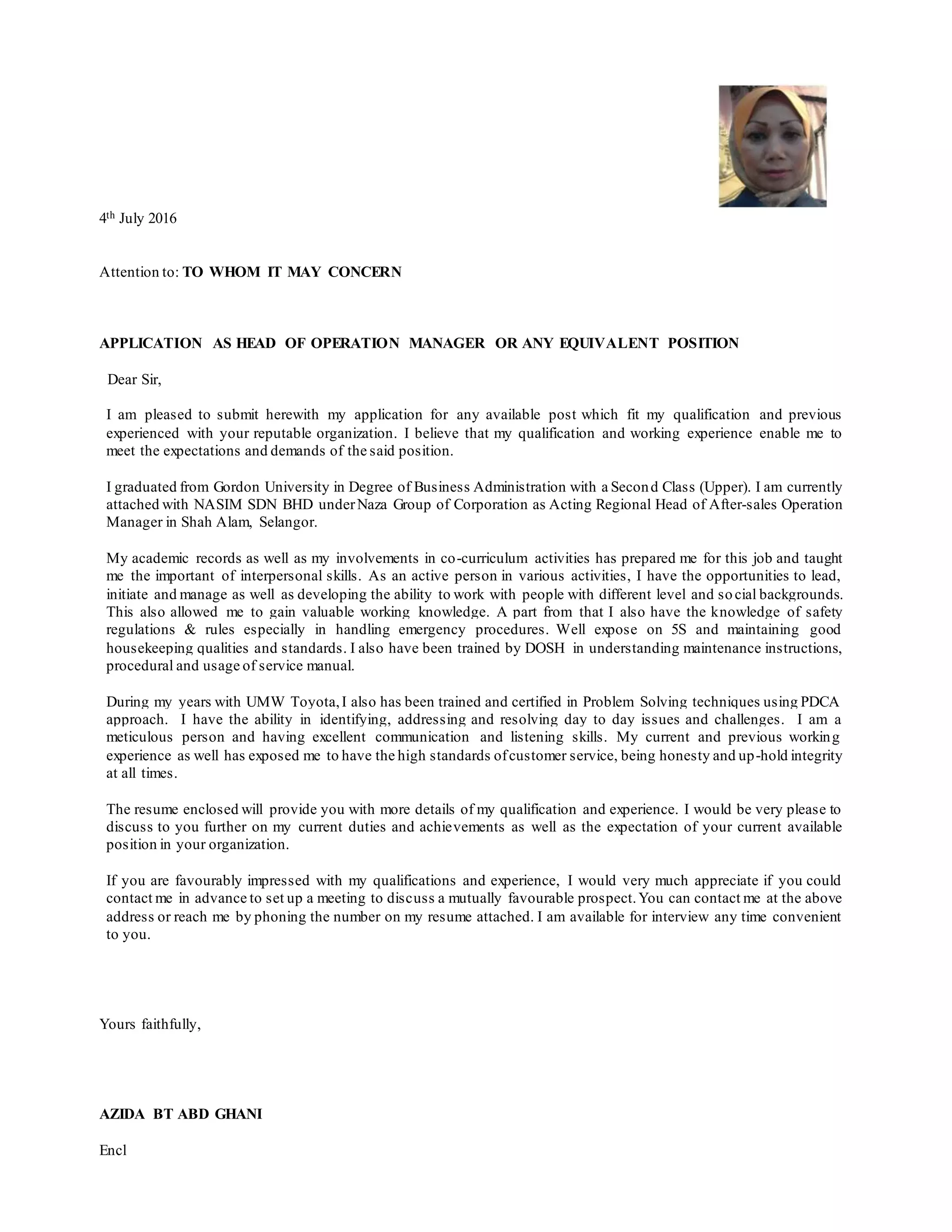 Azida Resume (amended) | DOCX