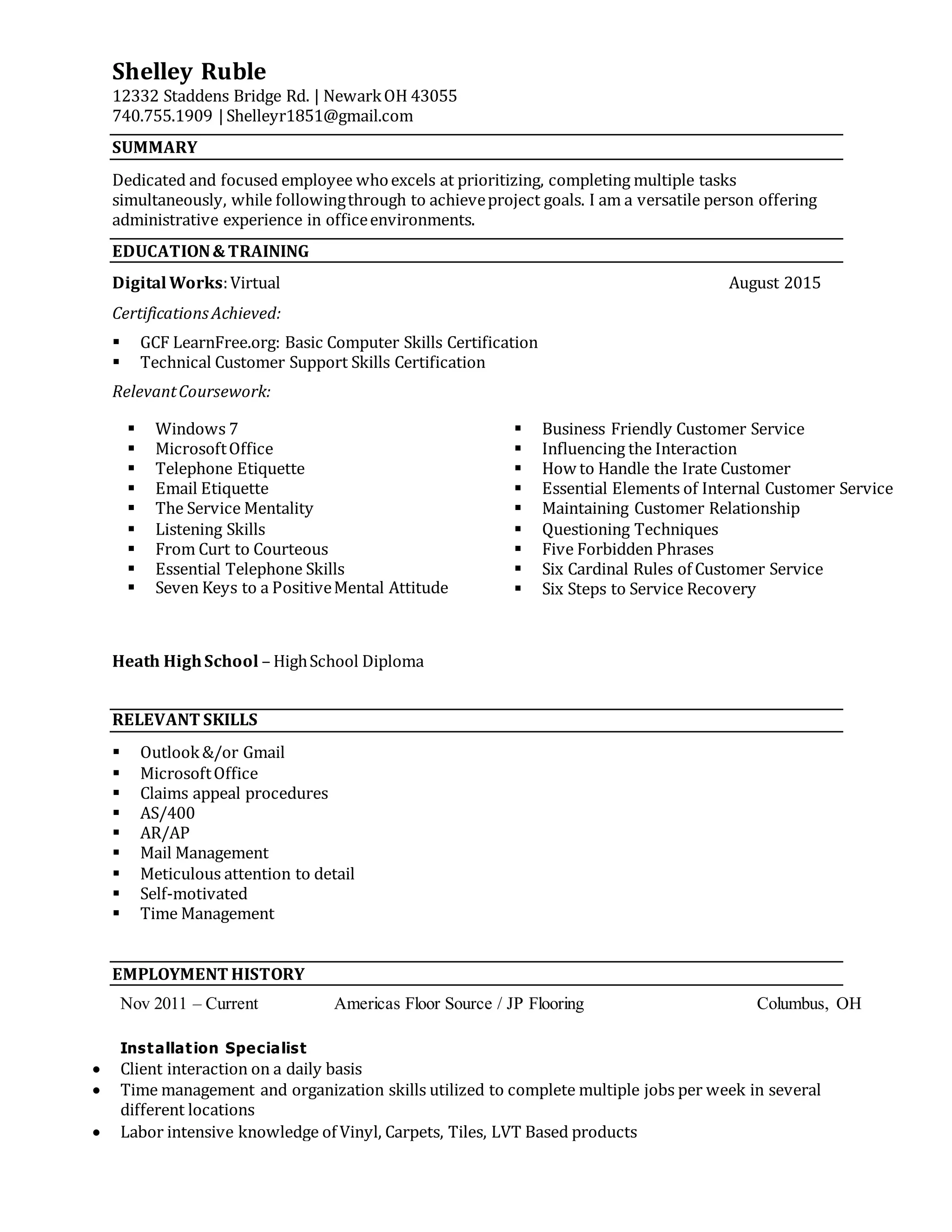 shelleys Resume final (6) (1) | DOCX