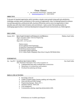 ELECTRICAL_KFUPM_OMAR | PDF