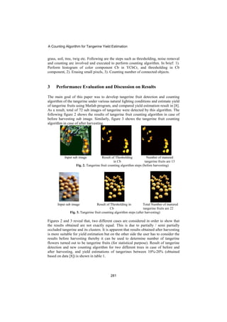 [71]a counting algorithm for tangerine yield estimation | PDF