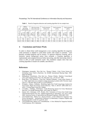 [71]a counting algorithm for tangerine yield estimation | PDF