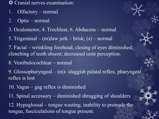 A Case of Amyotrophic Lateral Sclerosis | PPTX