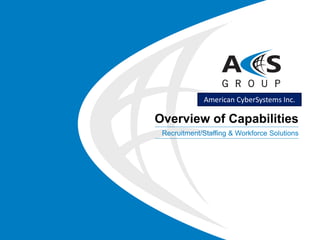 ACS Group Capabilities Presentation | PPT