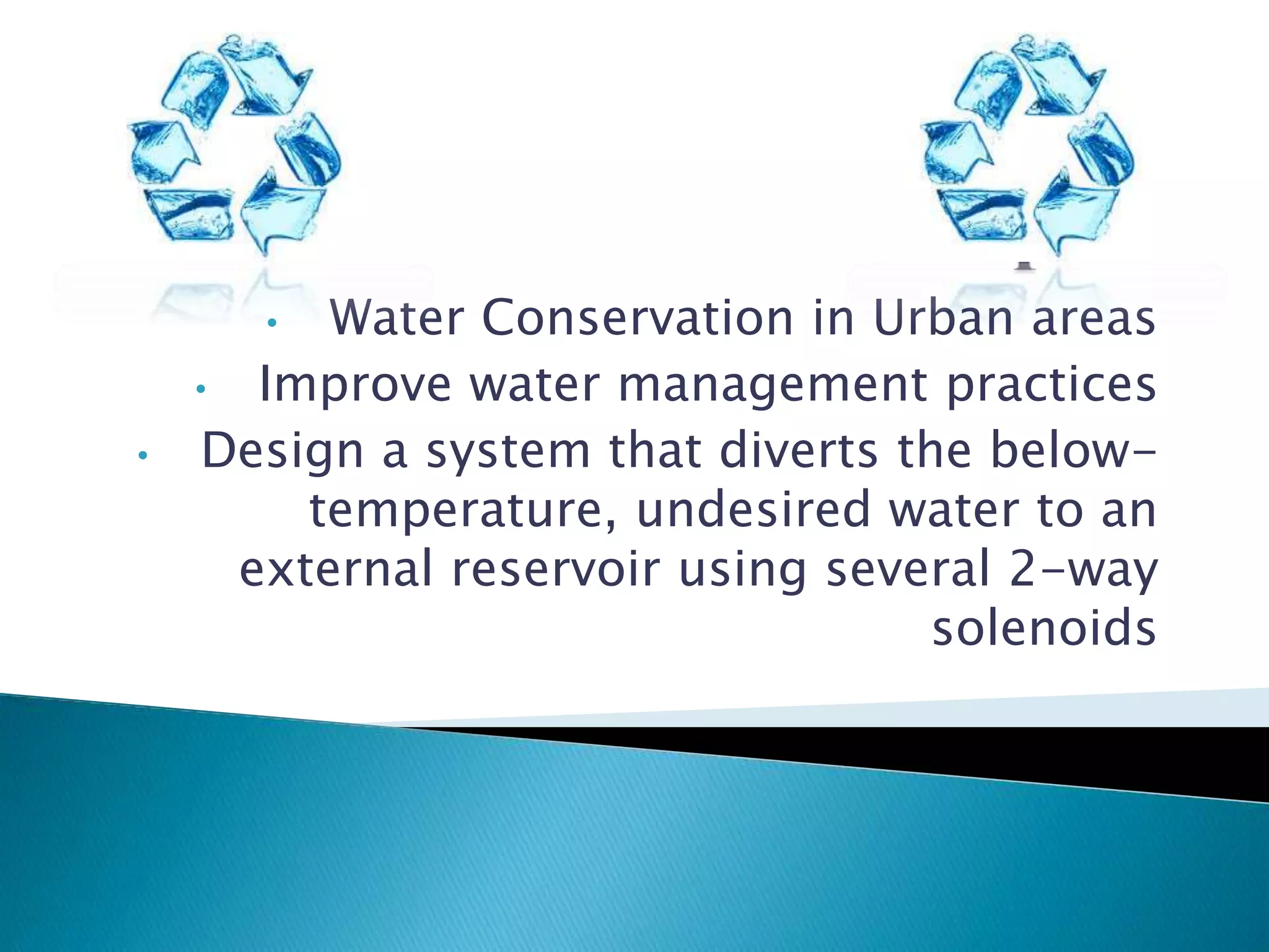 Senior Design Water Conservation | PPTX