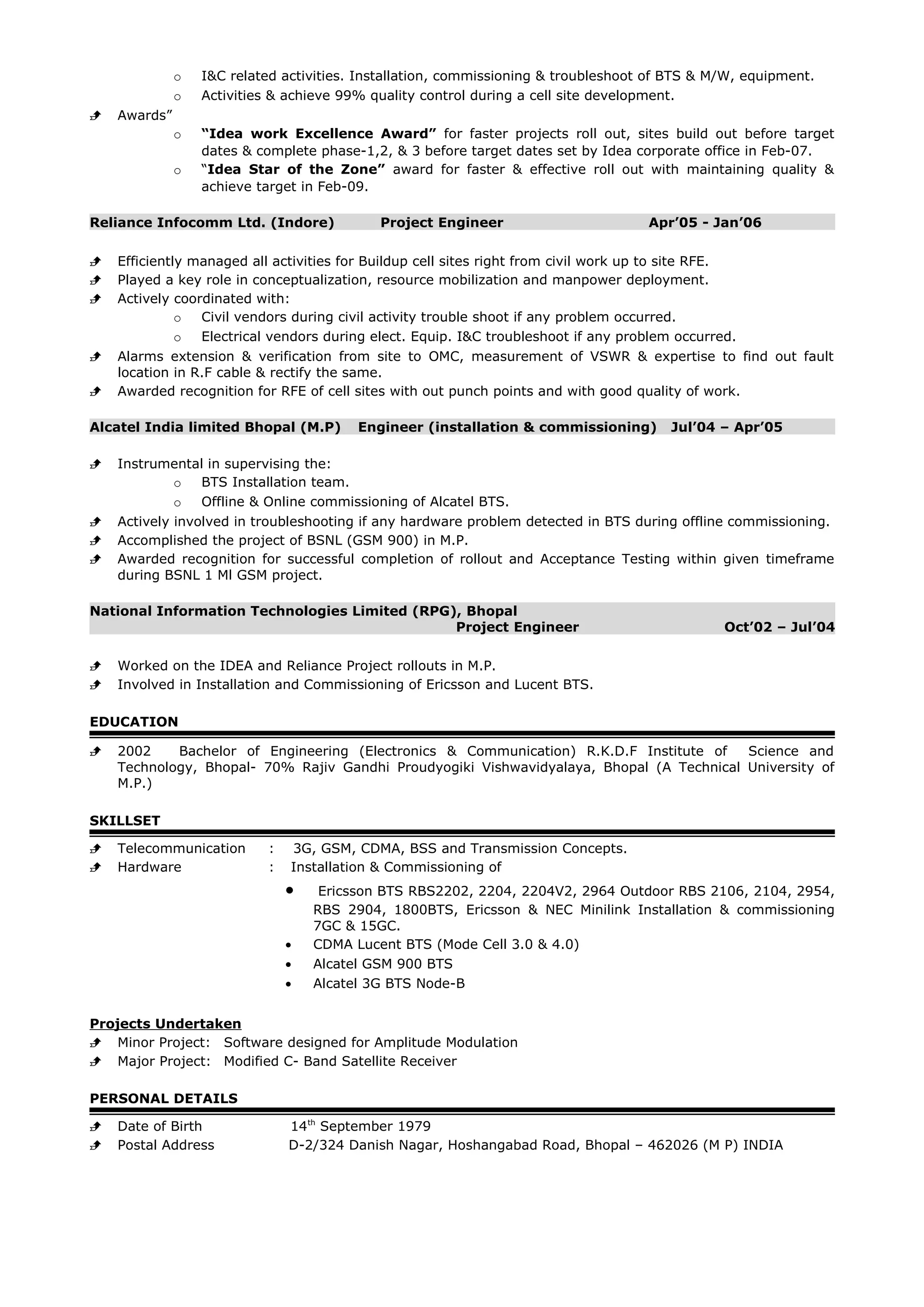 Resume abhishek | PDF