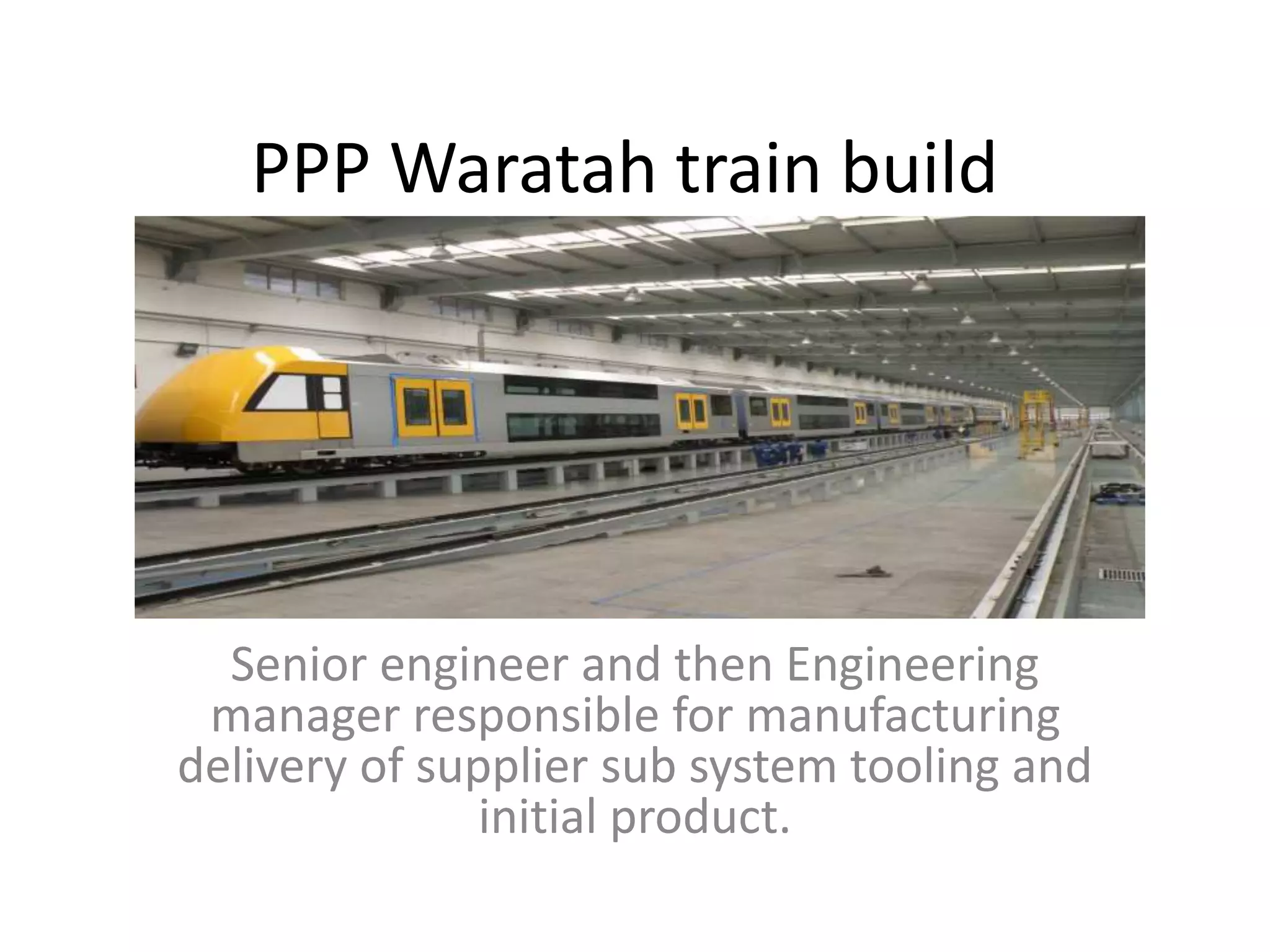 PPP Waratah train build | PPT