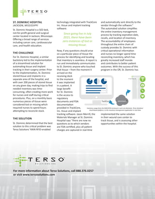 TrackCore Case Study | PDF | Healthcare Industry | Industries
