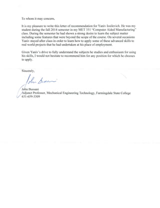 All Recommendation Letters | PDF