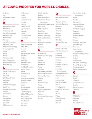 CDWG Line Card | PDF