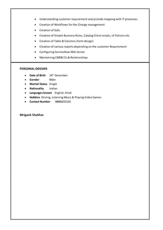 Mrigank - ServiceNow - CV | DOCX