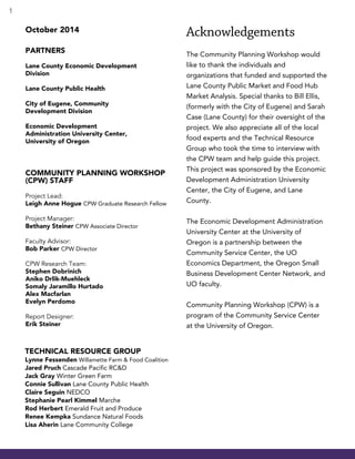 Public Market and Food Hub Report(1) | PDF