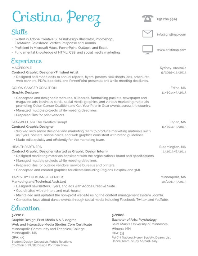 CristinaPerezResume | PDF