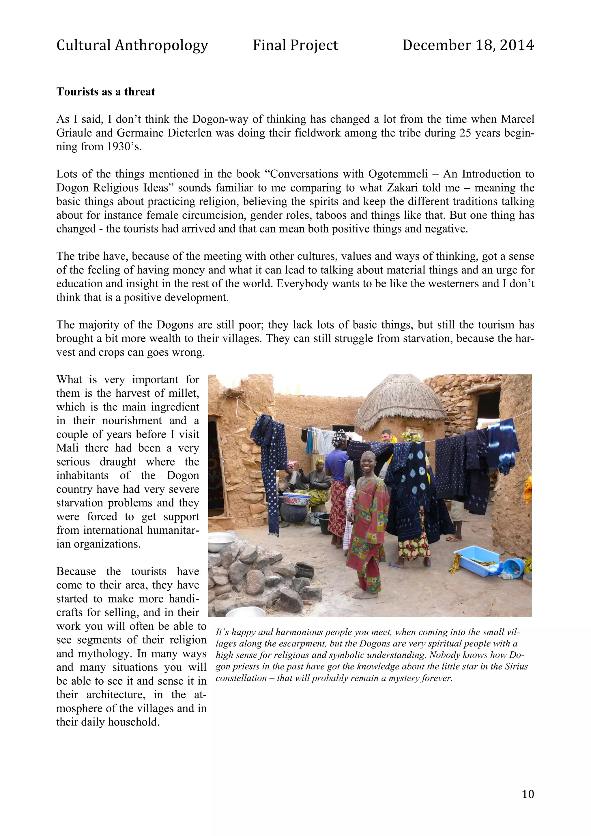 Final Project (Cultural Anthropology) | PDF | Africa Travel | Travel ...