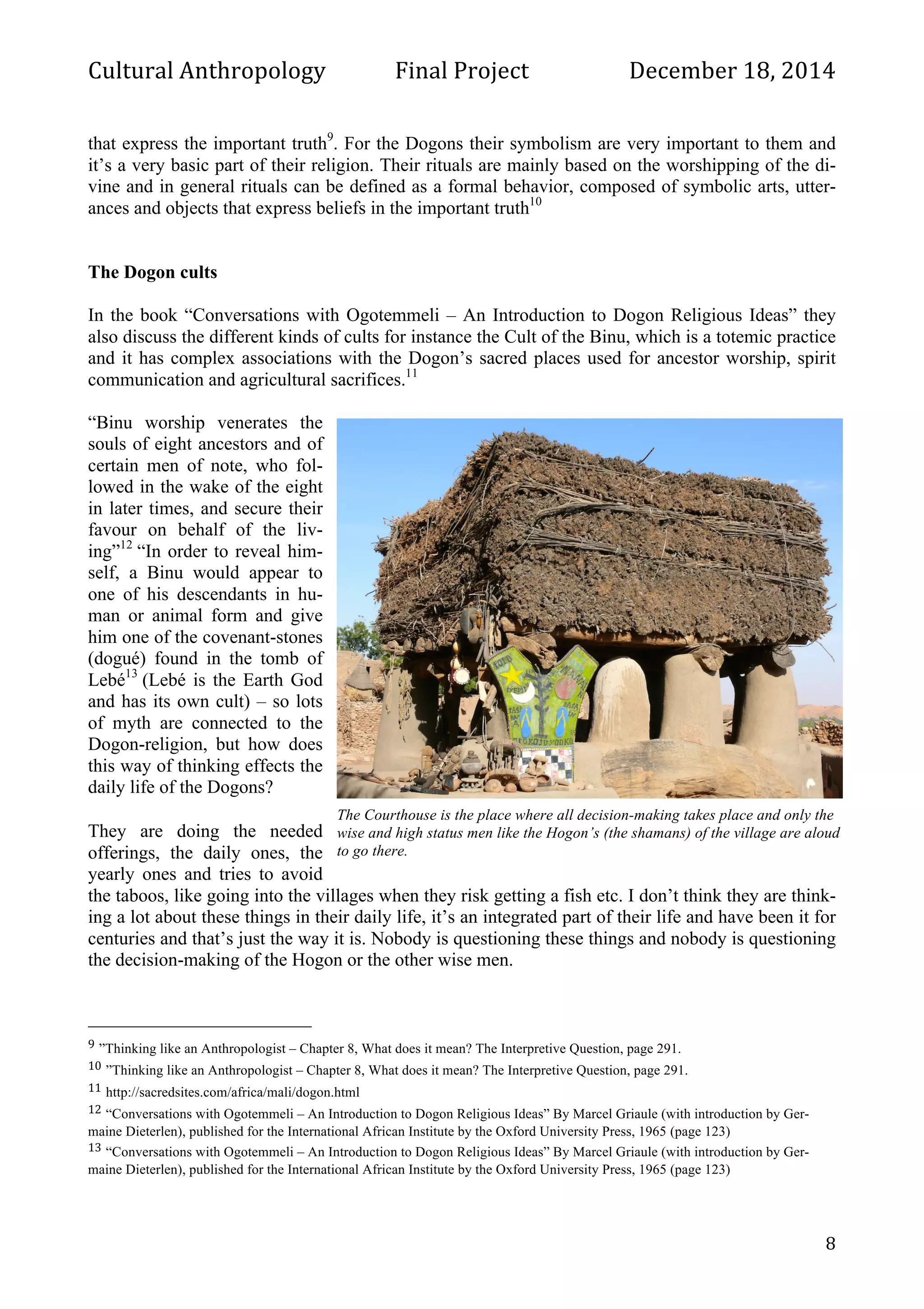 Final Project (Cultural Anthropology) | PDF | Africa Travel | Travel ...