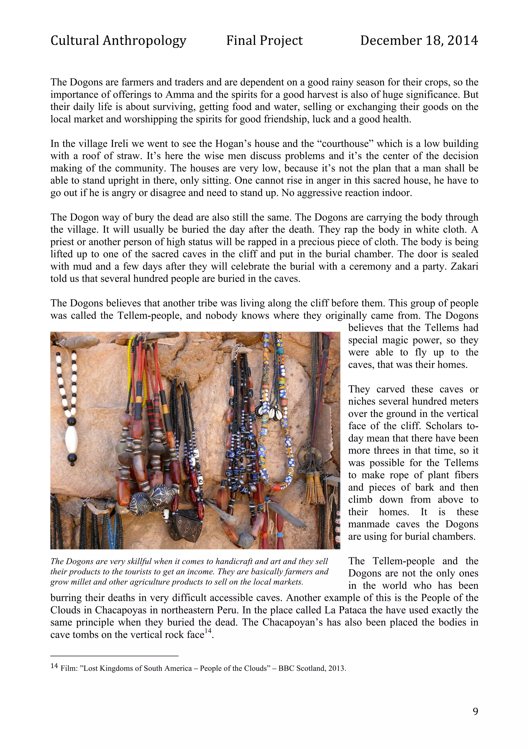 Final Project (Cultural Anthropology) | PDF | Africa Travel | Travel ...