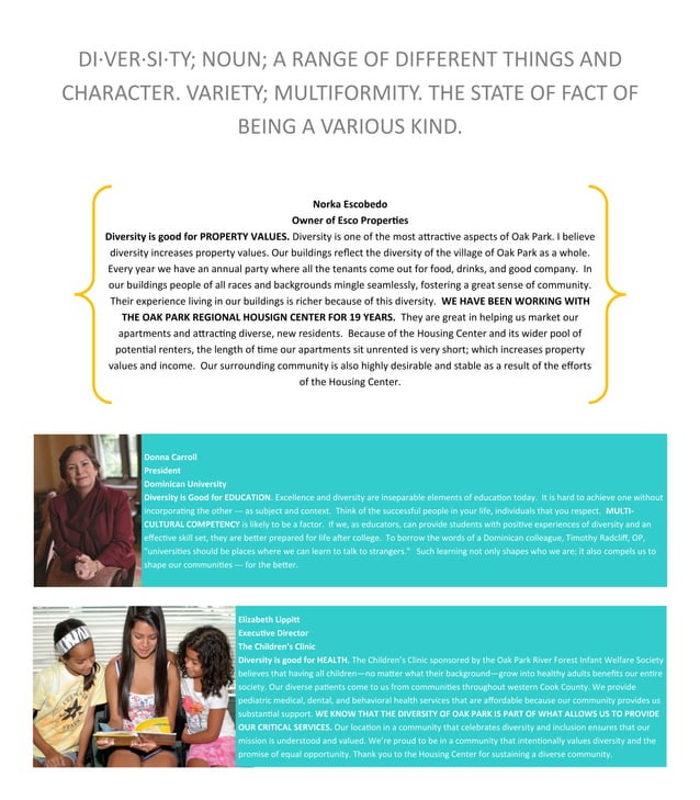 Diversity is Good ad campaign | PDF
