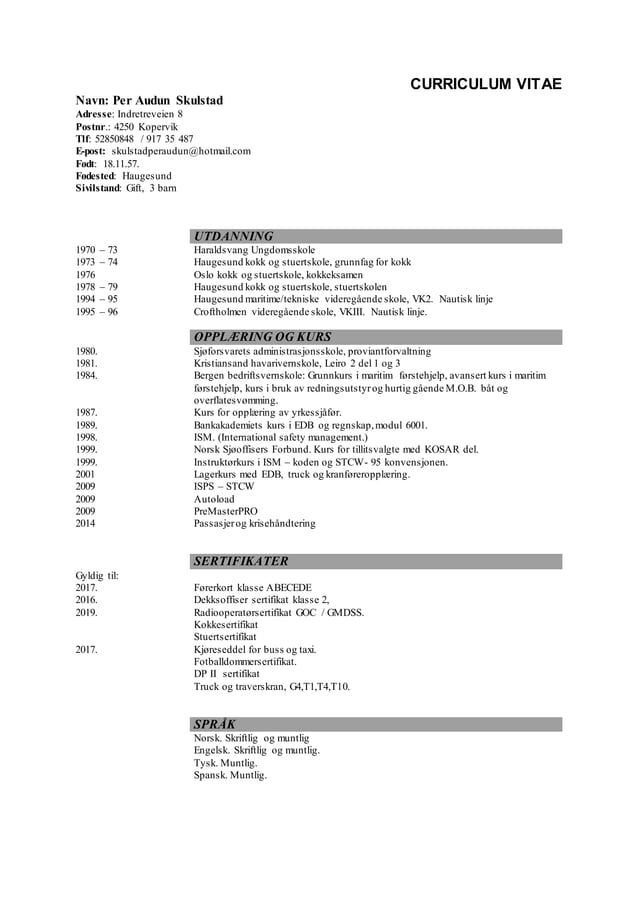 CURRICULUM VITA1 | PDF