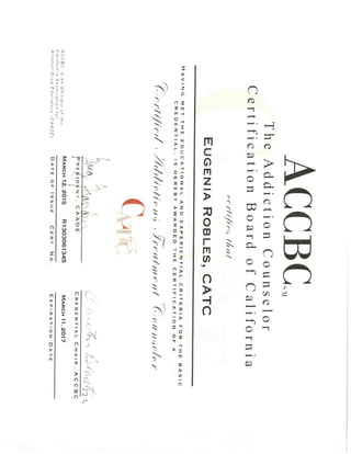 2015 CAADE CERTIFICATION | PDF