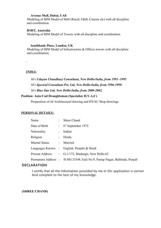 s.chand-CURRICULUM VITAE | DOC