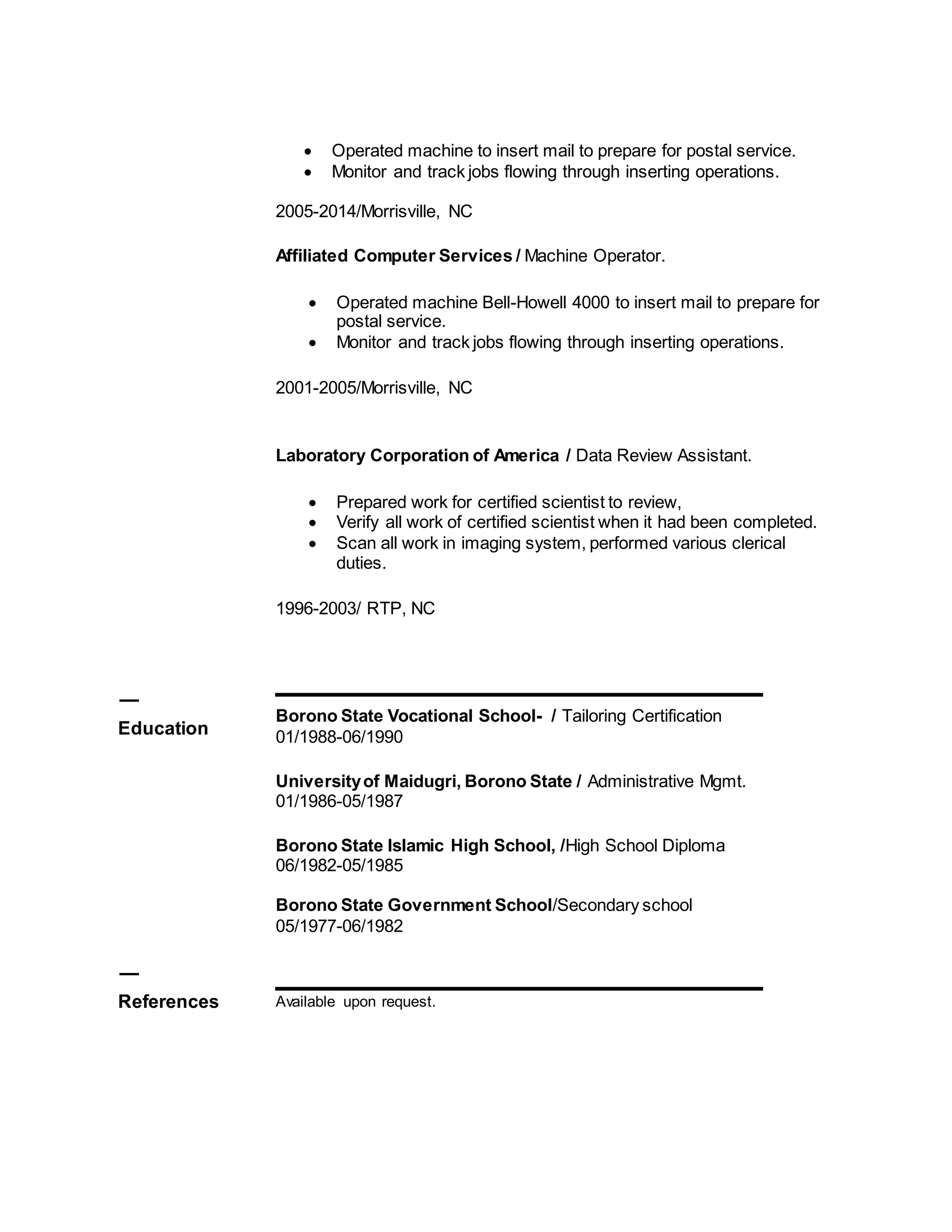 Abdulraziku resume | DOCX