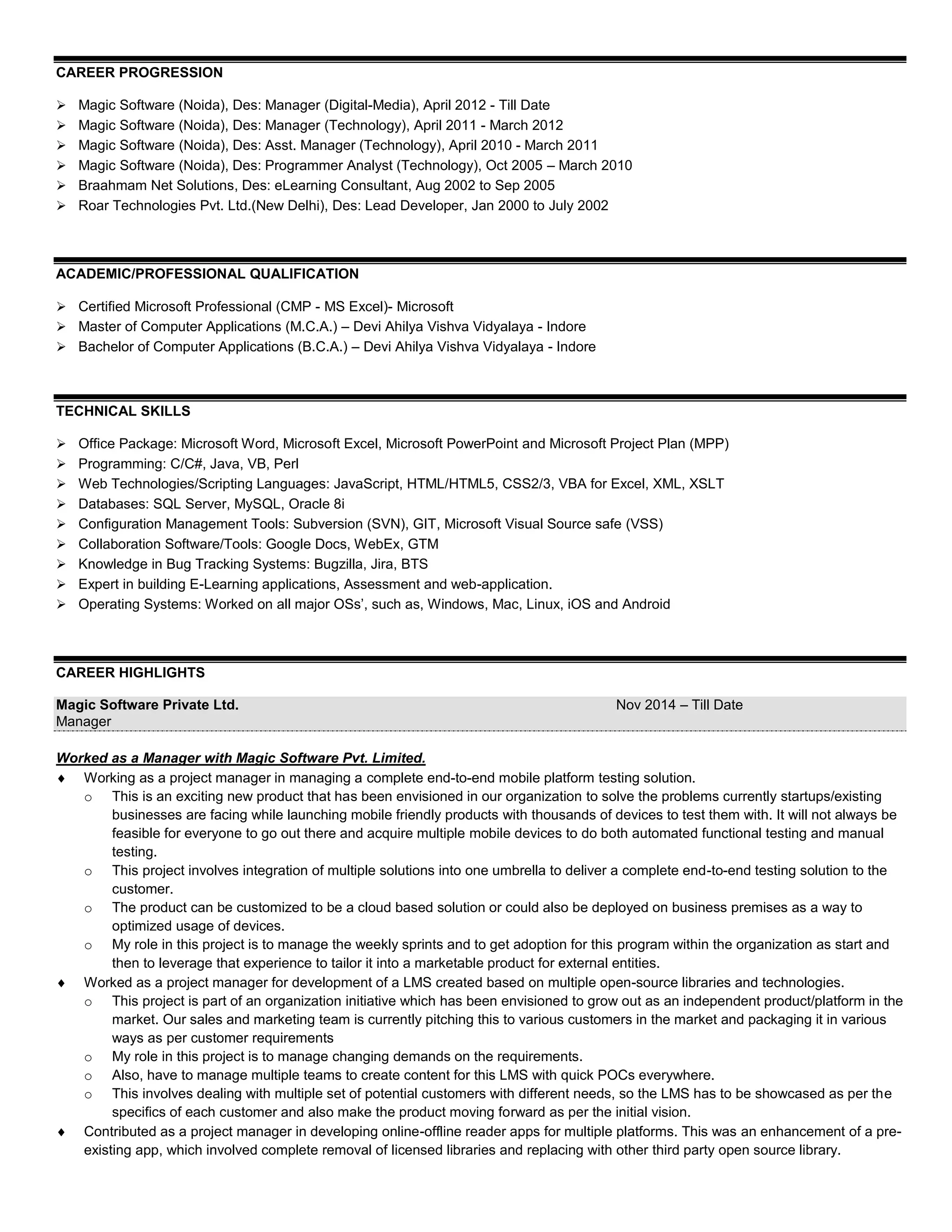 Resume_Brijesh_Pavith | PDF | Computer Software and Applications | Computing