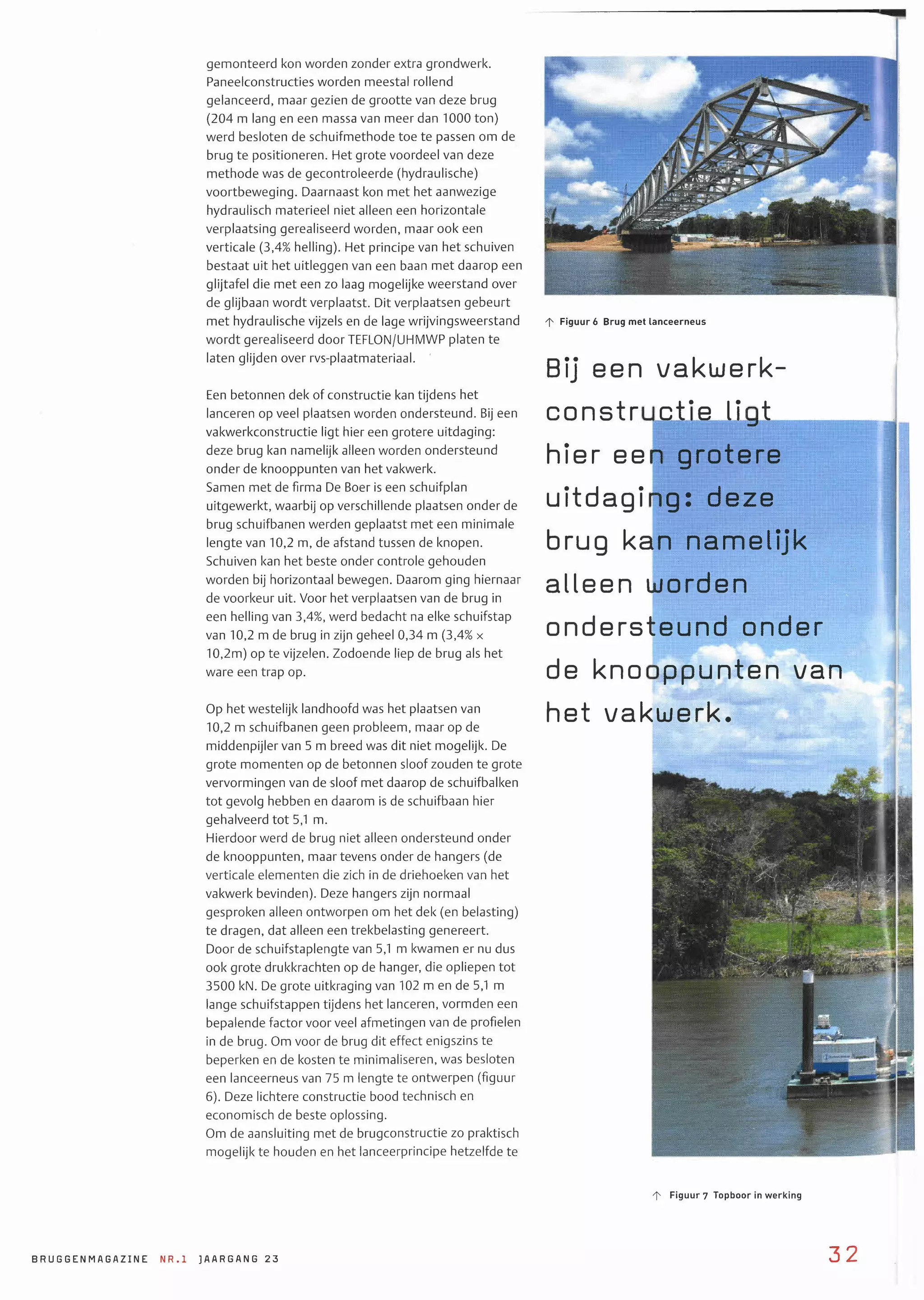 Carolinabrug Suriname - Bruggenmagazine 2015 | PDF