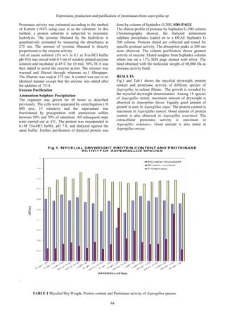 33.Expression, Production and Purification of Proteinases from Aspergillus spp. | PDF ...