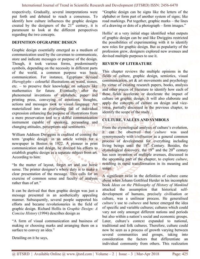 Exploring the Role of Culture on Graphic Designs | PDF