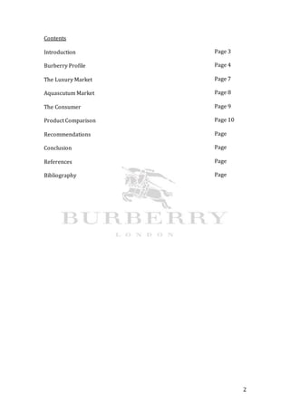 Comparative Shopping Report | DOCX