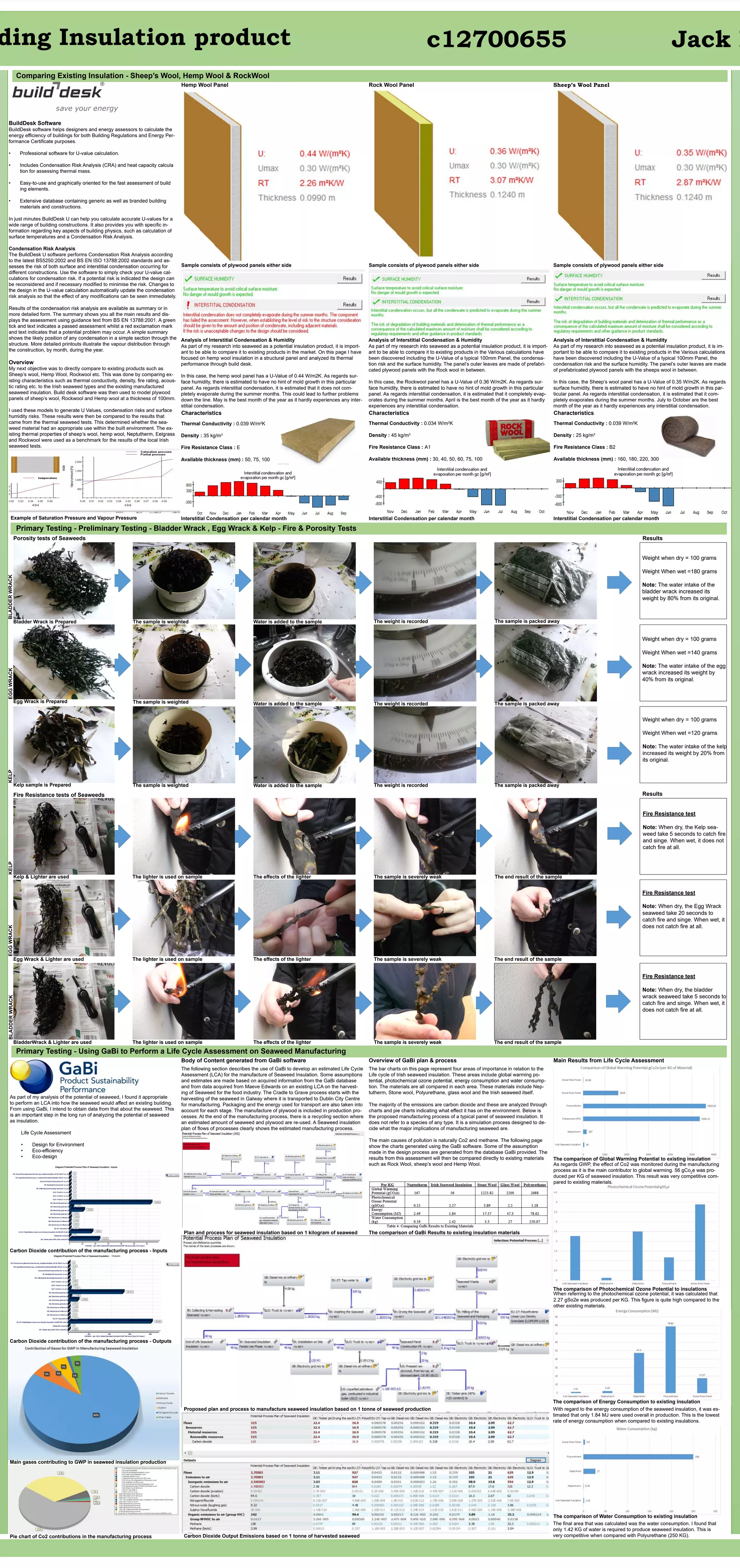 Lambourne J_Seaweed as an Insulation - Thesis Presentation | PDF