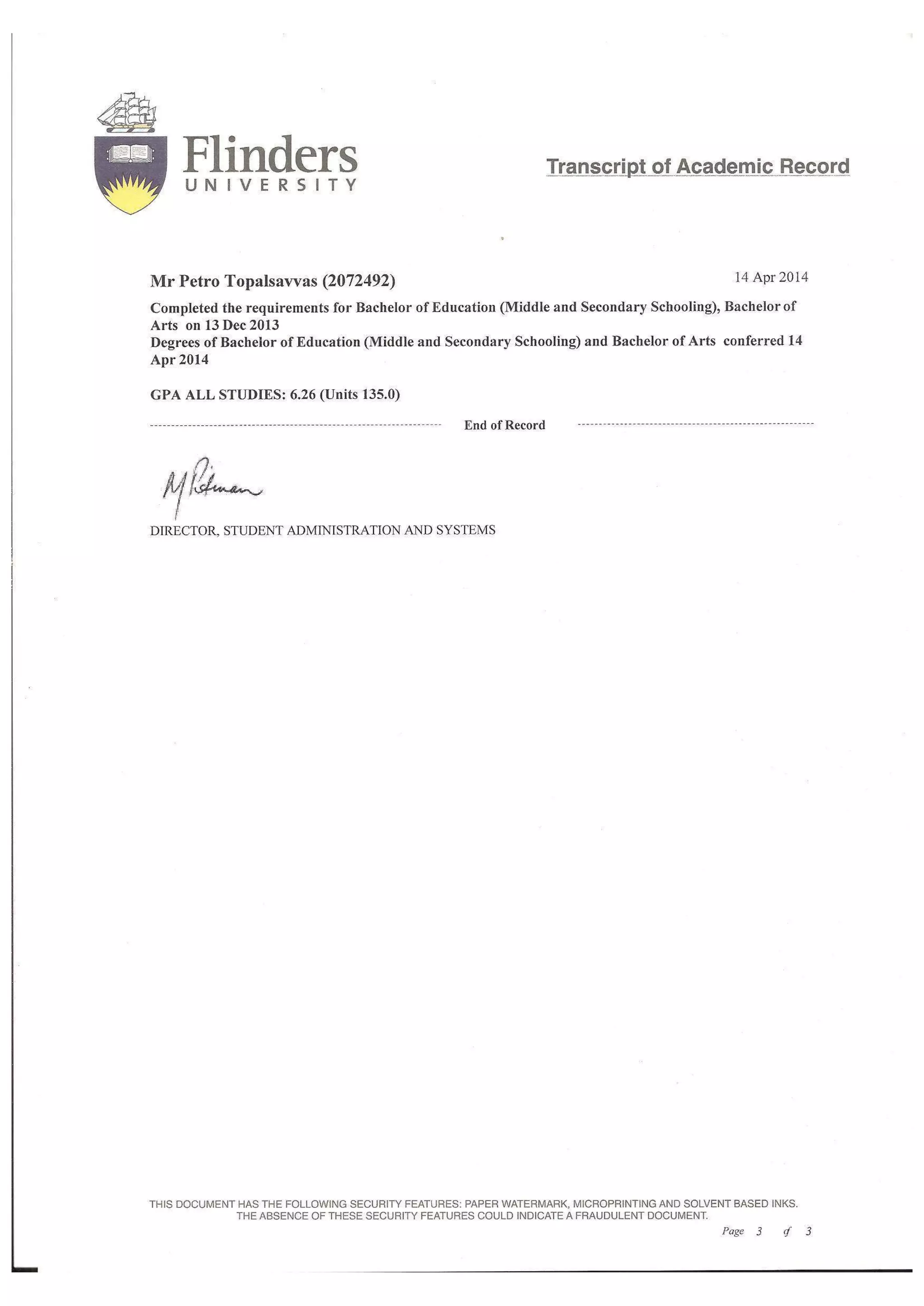 University and Tafe Transcripts | PDF | Free Download