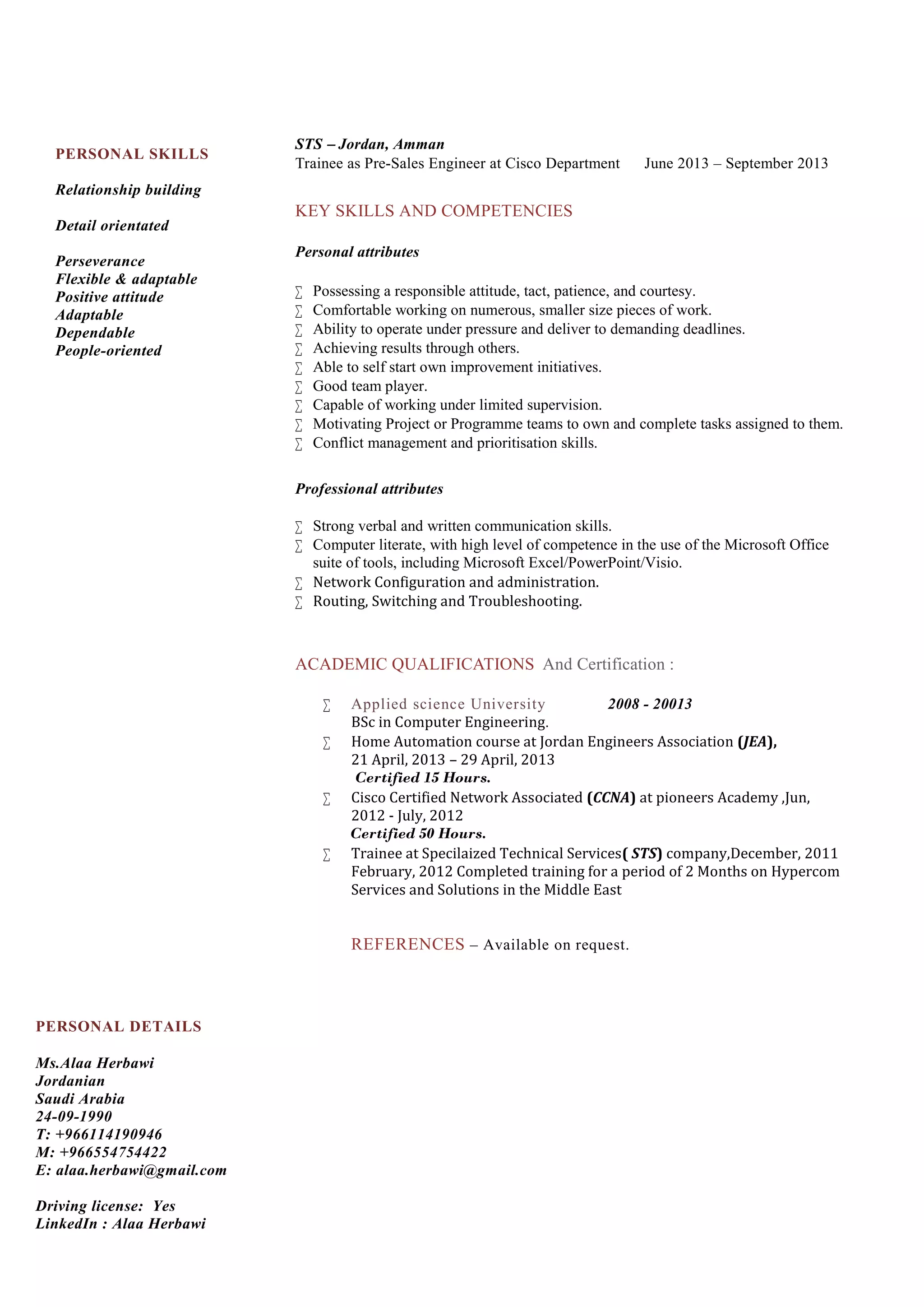 CVi- Computer Engineer | PDF