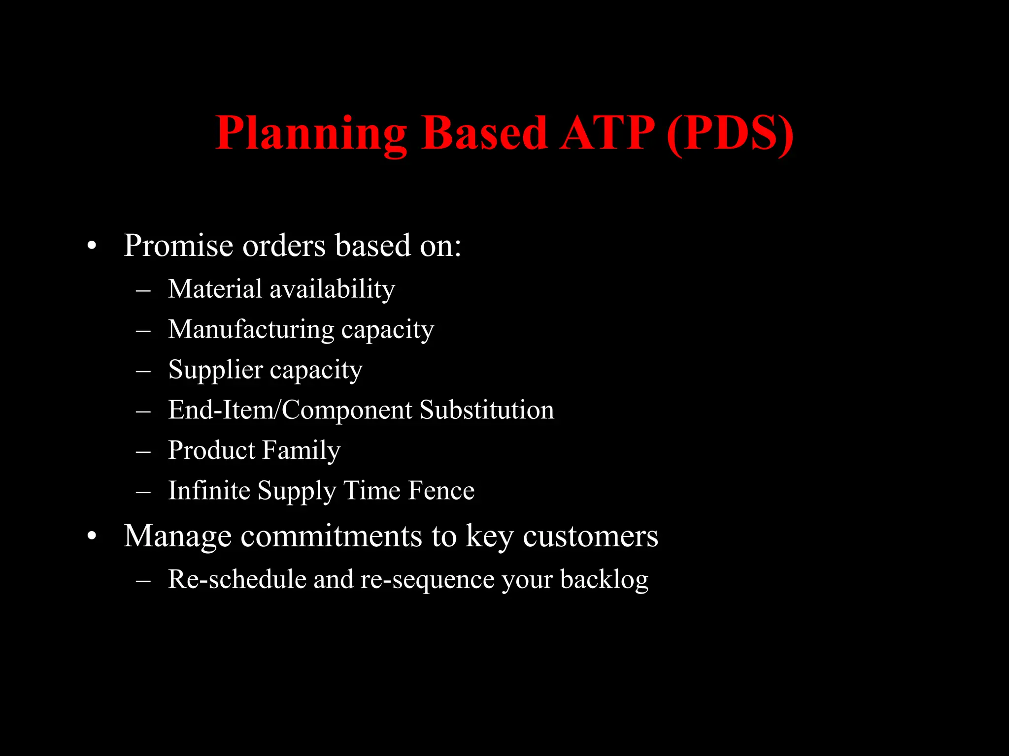 Oracle Global Order Promising and Available To Promise | PPT
