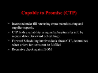 Oracle Global Order Promising and Available To Promise | PPT
