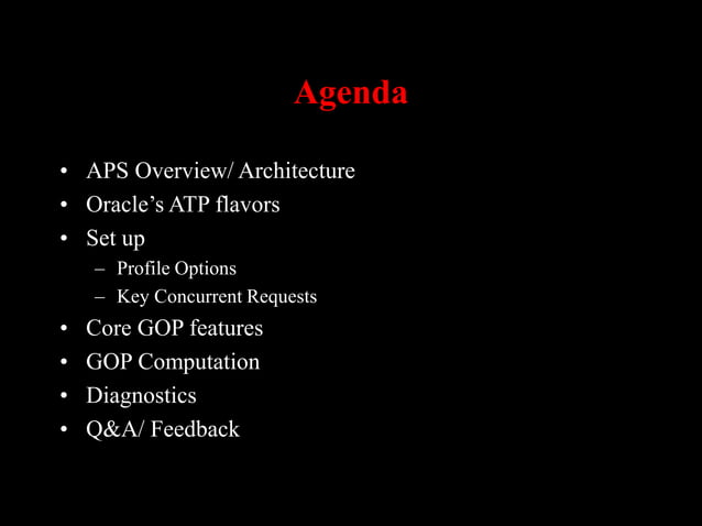 Oracle Global Order Promising and Available To Promise | PPT ...