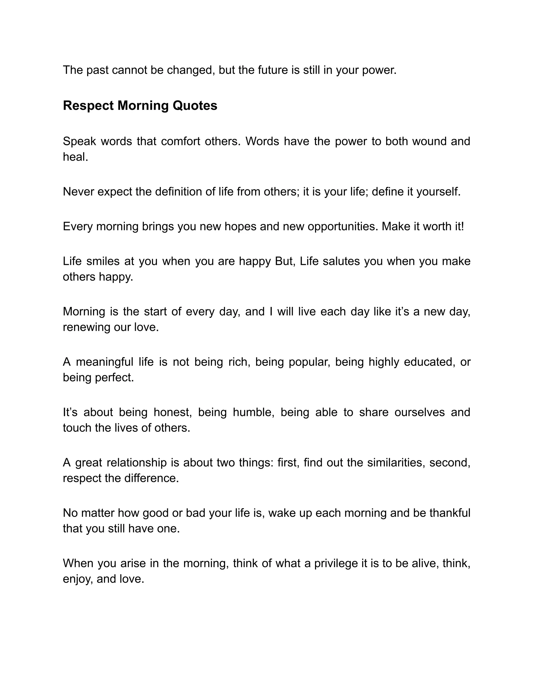 71 Good Morning Quotes on Dignity with Images.pdf