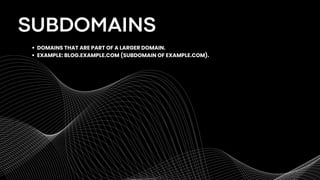 dns-domain name system-overview of domain naming system and namespace | PDF | Web Hosting | Internet