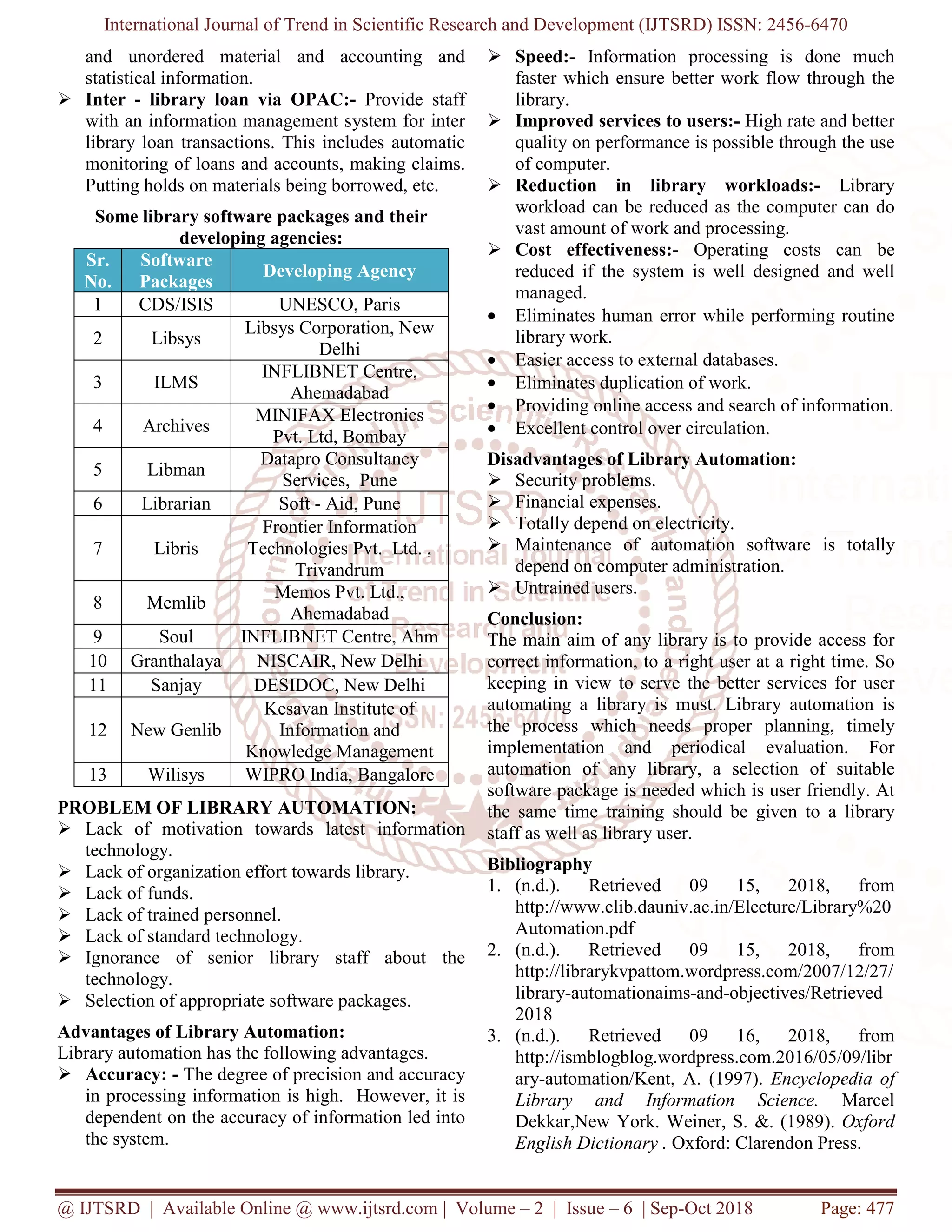 Library Automation An Overview | PDF