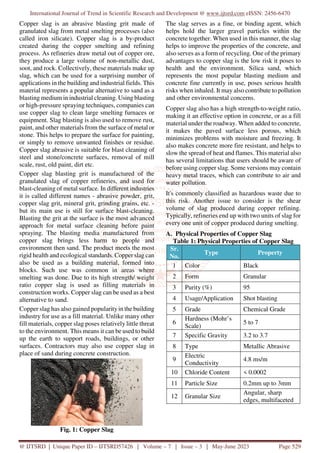 Partial Replacement of Sand with Copper Slag in Cement Concrete An ...