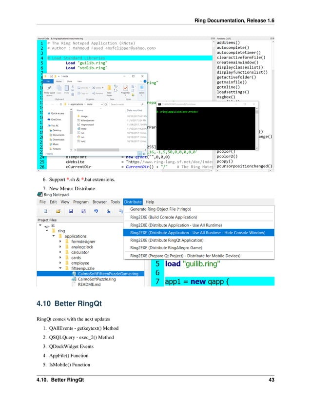 The Ring programming language version 1.6 book - Part 8 of 189 | PDF
