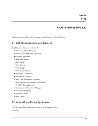 The Ring programming language version 1.6 book - Part 8 of 189 | PDF