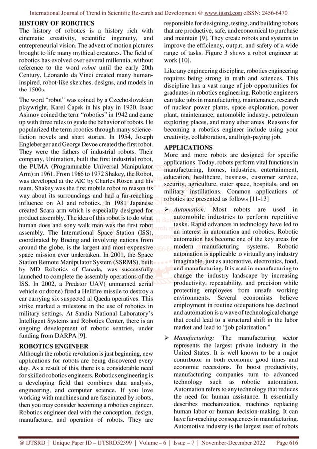 A Primer on Robotics | PDF